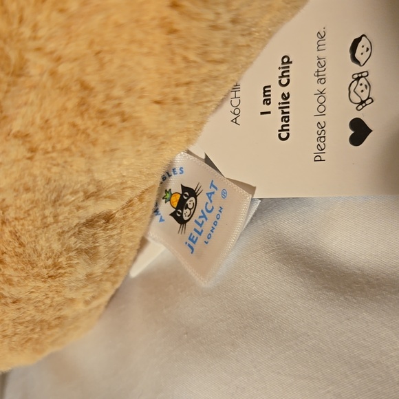 Jellycat | Toys | Jellycat Charlie Chip 6x3 Soft And Plush Nwt | Poshmark